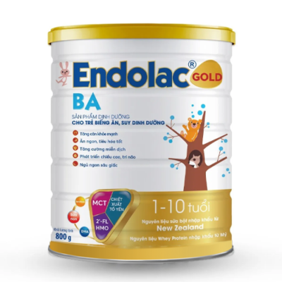 Sữa Endolac BA Gold 800g (từ 1 - 10 tuổi) - Bi's Mart